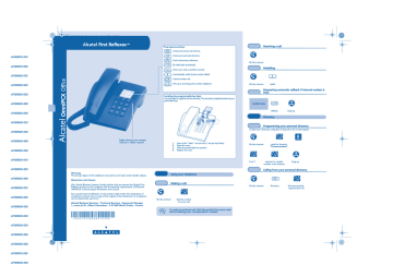Alcatel-Lucent First Reflexes Owner Manual | Manualzz