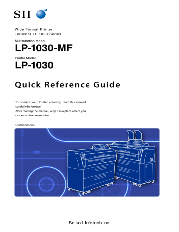 Teriostar LP-1030 LP-1030-MF Quick Reference Guide | Manualzz