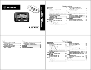 Motorola LS750 User guide | Manualzz