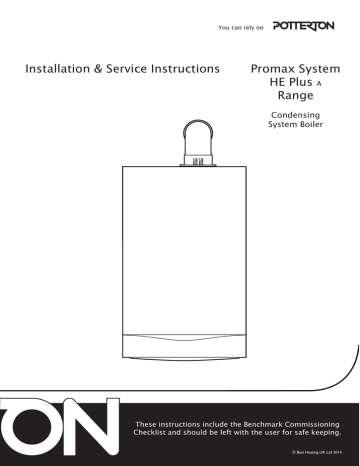 Potterton Promax System HE Plus A Range Service Instructions | Manualzz