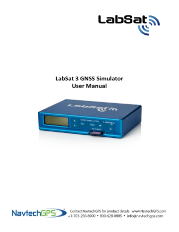 LabSat 3 Wideband User manual | Manualzz
