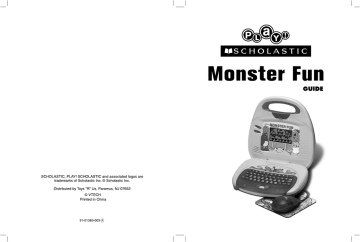 VTech MONSTER FUN User manual | Manualzz