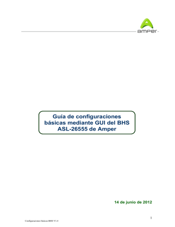 Router BHS ASL-26555 Guía de configuración | Manualzz