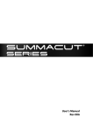 SummaCut D60, D120 User's Manual | Manualzz