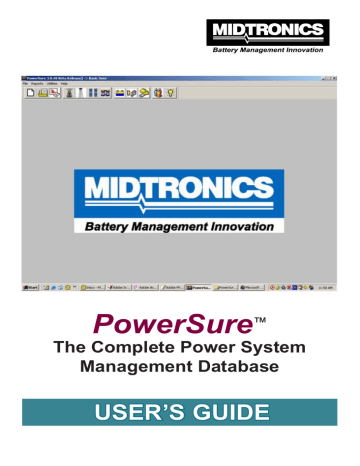 PowerSure User Guide - Midtronics Battery Management Innovation | Manualzz
