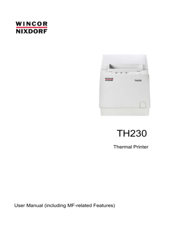 Wincor Nixdorf TH230-MF User manual | Manualzz