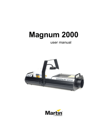 Martin Magnum 2000 User manual | Manualzz