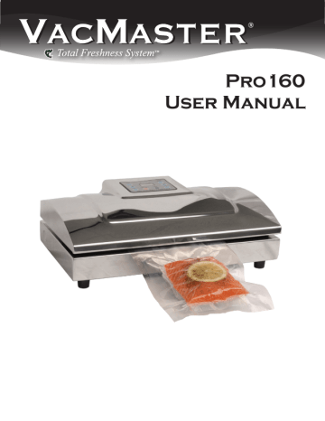 VacMaster Pro 160 Vacuum Packaging Unit User Manual | Manualzz