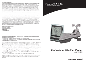 ACU-RITE 01035 Instruction manual | Manualzz