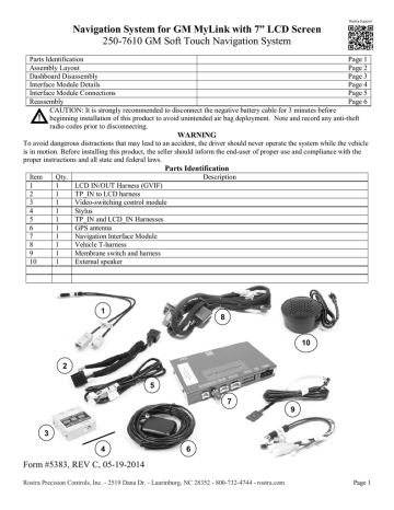 Rostra 250-7610 User manual | Manualzz