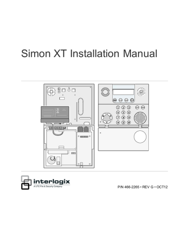 Simon XT Security System Installation Manual | Manualzz