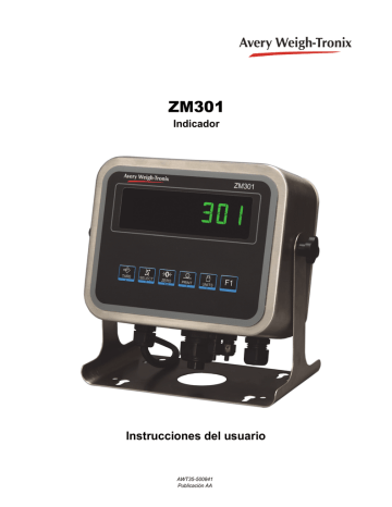 Avery Weigh-Tronix ZM301 Indicator User Manual | Manualzz