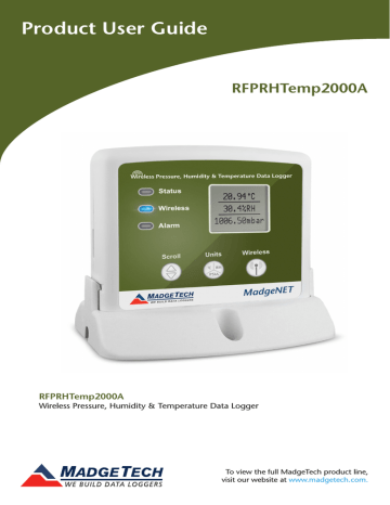 RFPRHTemp 2000A User Guide | Manualzz