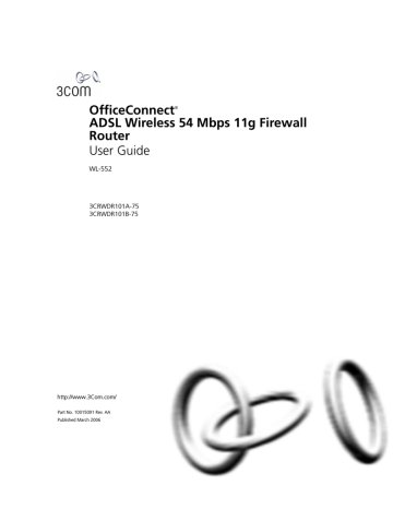 3Com OfficeConnect 54 Mbps 11g Router User Guide | Manualzz
