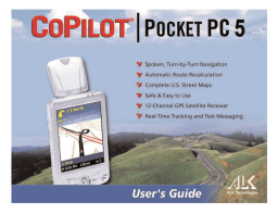 ALK Technologies CoPilot - User manual, User's Guide