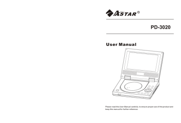 DVD player PD-3020 User Manual | Manualzz