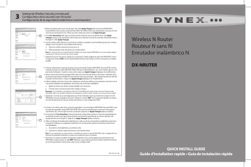 Dynex Wireless Router N Router Quick Install Guide | Manualzz