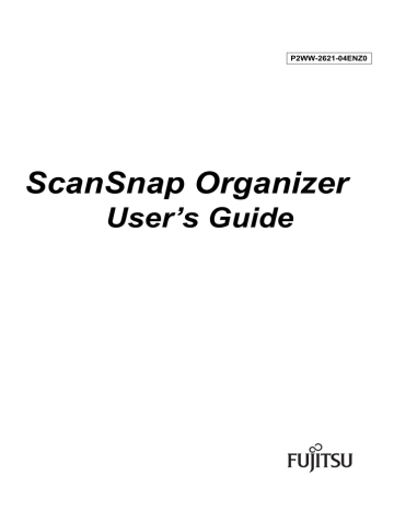 ScanSnap Organizer User's Guide | Manualzz