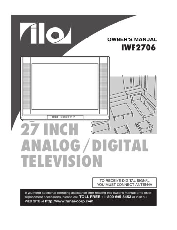 Funai IWF 2706 Owner's Manual | Manualzz