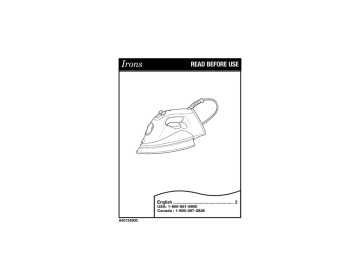 irons User Manual | Manualzz