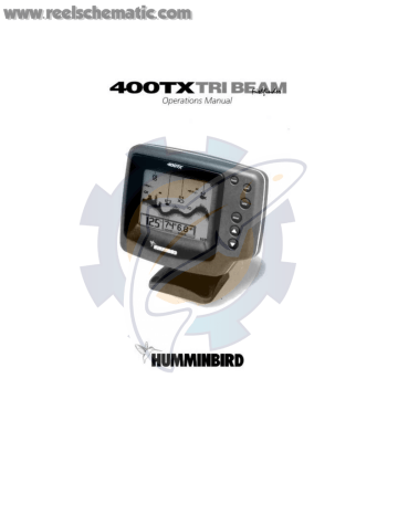 Humminbird 400TX TRI BEAM Fishfinder Operations Manual | Manualzz