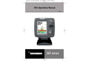 Humminbird 300 series 343c Fishfinder Operations Manual | Manualzz
