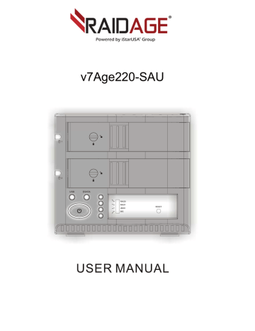 RAIDAGE v7Age 220-SAU User Manual | Manualzz
