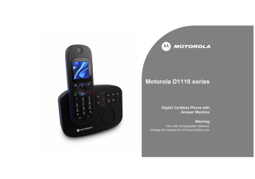 Motorola D1110 series User Guide | Manualzz