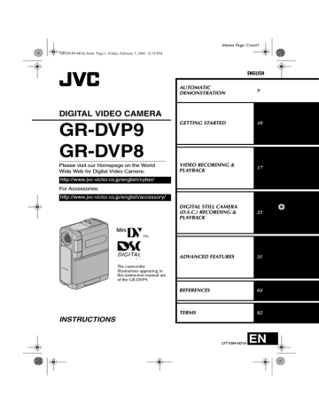 JVC LYT1094-001A Camcorder User Manual | Manualzz