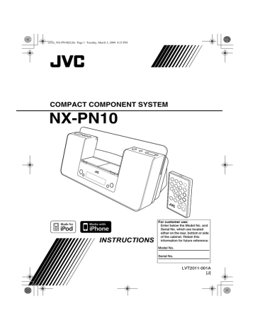 JVC NX-PN10 Compact Component System Instructions | Manualzz