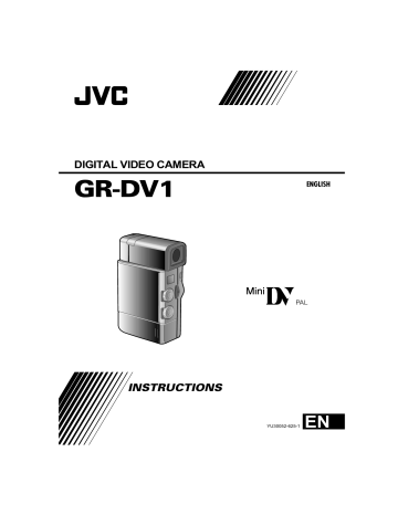 JVC GR-DV1 Digital Video Camera Instruction Manual | Manualzz