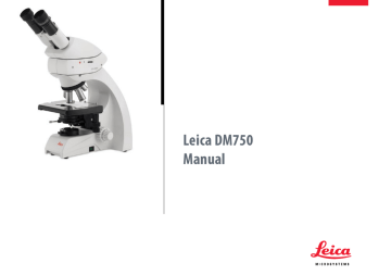 Leica DM750 Microscope Manual | Manualzz