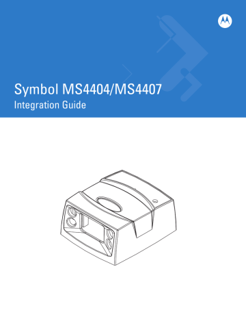 Symbol MS4404/MS4407 Integration Guide | Manualzz