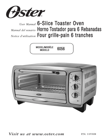 Oster Toaster Oven 6056 User Manual | Manualzz