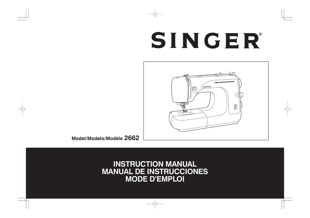 Singer 2662 Sewing Machine User Manual | Manualzz