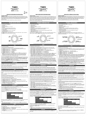 Timex Expedition Watch User Manual | Manualzz
