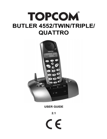 Topcom Butler 4552 User Guide | Manualzz