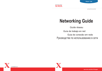 Xerox Phaser 3150 Networking Guide | Manualzz
