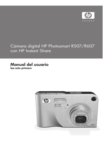 HP PhotoSmart R507 Instrucciones de operación | Manualzz