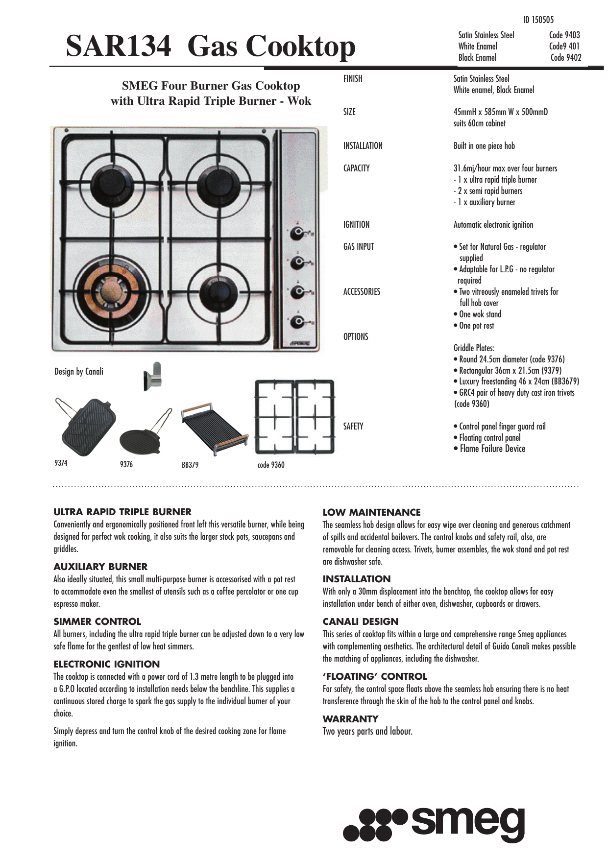 Smeg Gas Hob Replacement Parts | Reviewmotors.co