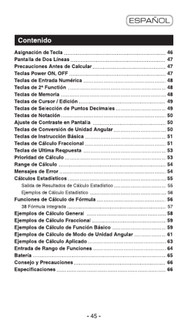 Scientific Calculator User Manual | Manualzz