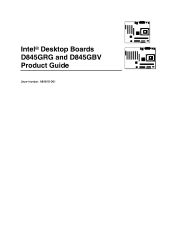 Intel D845GRG & D845GBV Desktop Boards Product Guide | Manualzz