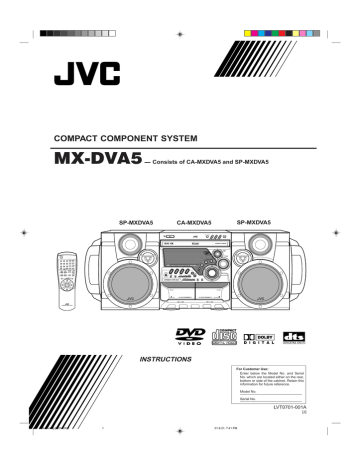 JVC MX-DVA5 Instructions | Manualzz