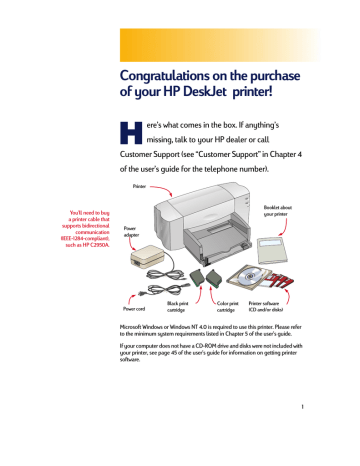 HP DeskJet 710C Series User Guide | Manualzz