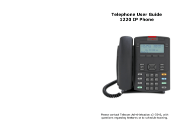 Avaya 1220 IP Phone User Guide | Manualzz