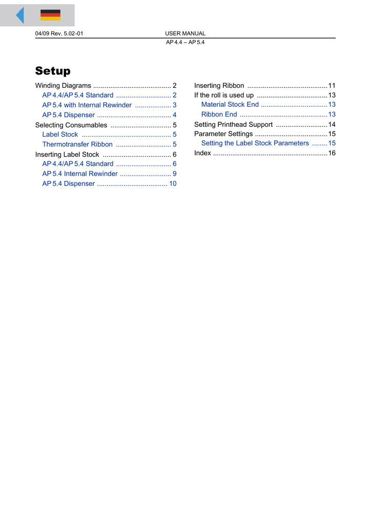 Avery Dennison AP5.4 User manual | Manualzz