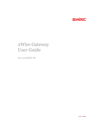 2Wire 3600HGV User guide | Manualzz