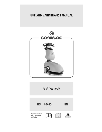 COMAC Vispa 35B Use and Maintenance Manual | Manualzz