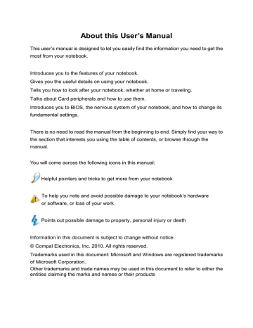 notebook BLB5, notebook BLB3 User's Manual | Manualzz