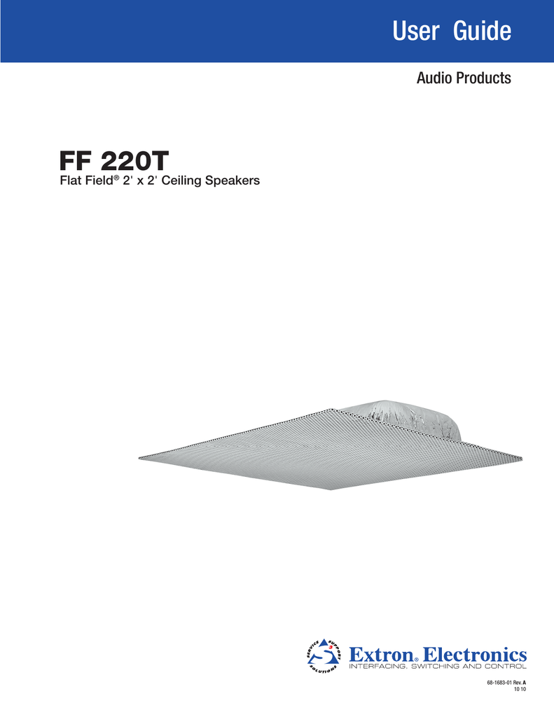 Extron FF 220T User Guide | Manualzz